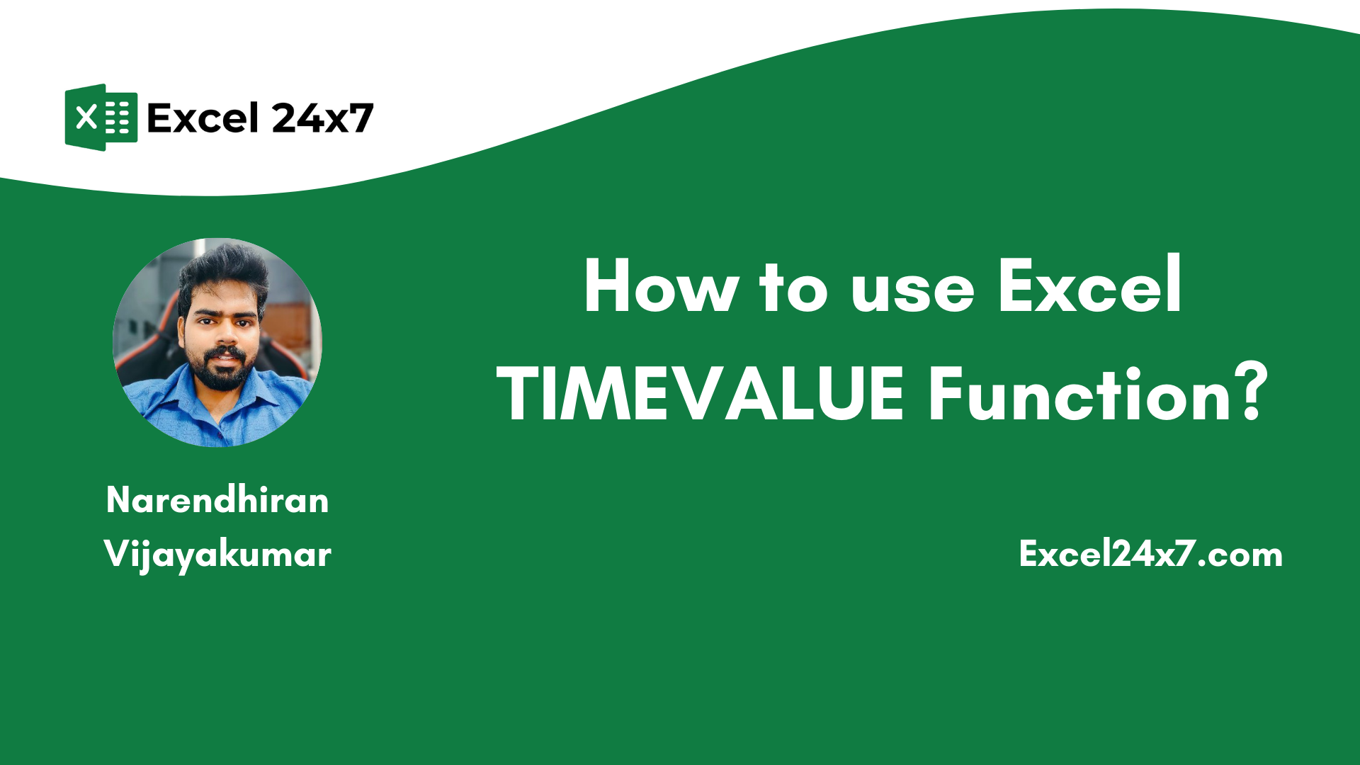 Excel TIMEVALUE Function: Convert Time Text into Time Format » Excel24x7 Excel TIMEVALUE Function: Convert Time Text into Time Format » Excel24x7